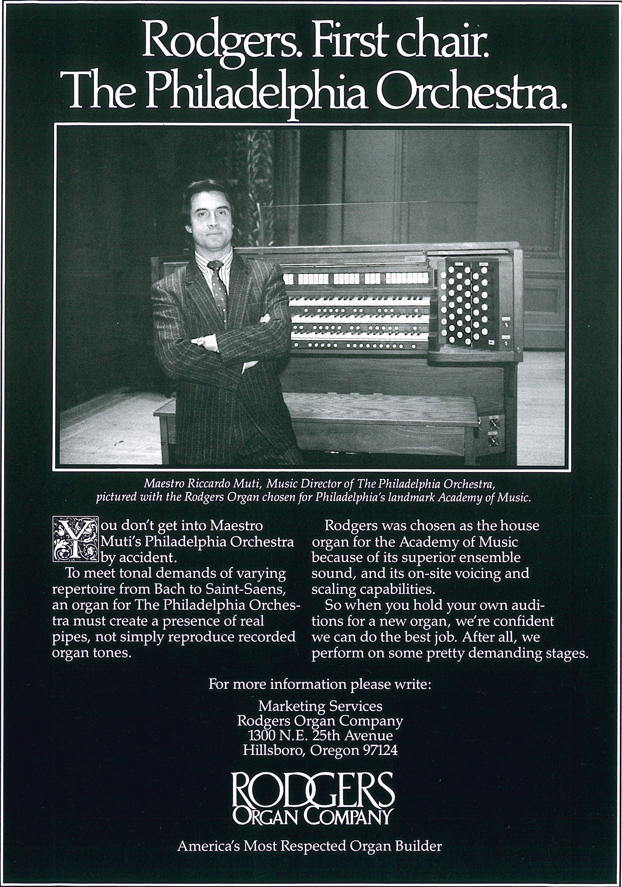 Historic Rodgers Ads - Rodgers